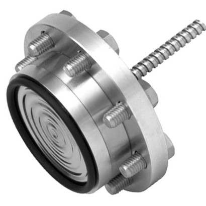 Diaphragm seal with flange connection - WIKA