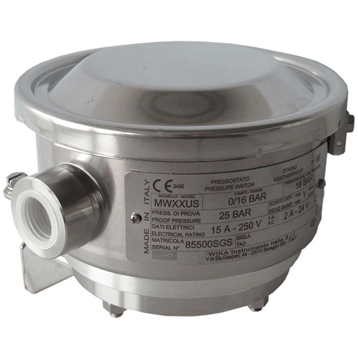 Diaphragm pressure switch - MW - WIKA